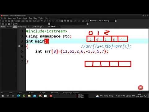 Array Rotation | Rotate array element by kth right side | Rotate array by 2 in right C++ |Leet ...