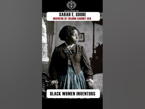 Sarah E. Goode (1855-1905) - Folding Cabinet Bed - US patent in 1885. # ...