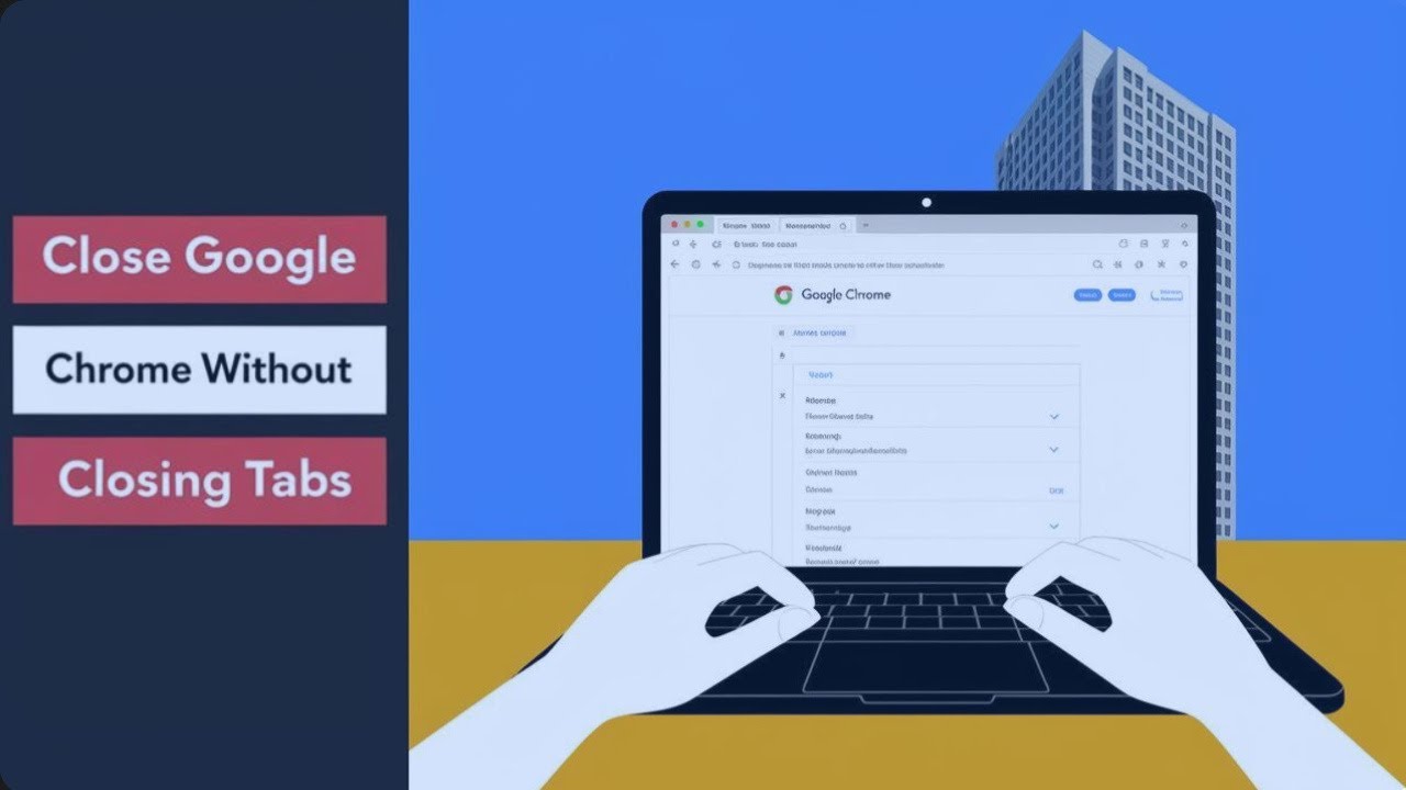 How To Close Google Chrome Without Closing The Tabs [Solution] - YouTube