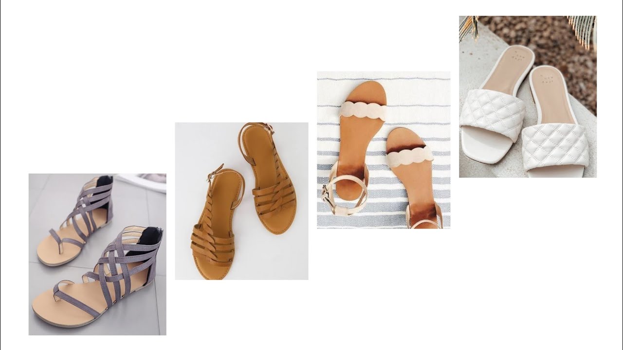 very beautiful stylish elegant simple sandles - YouTube