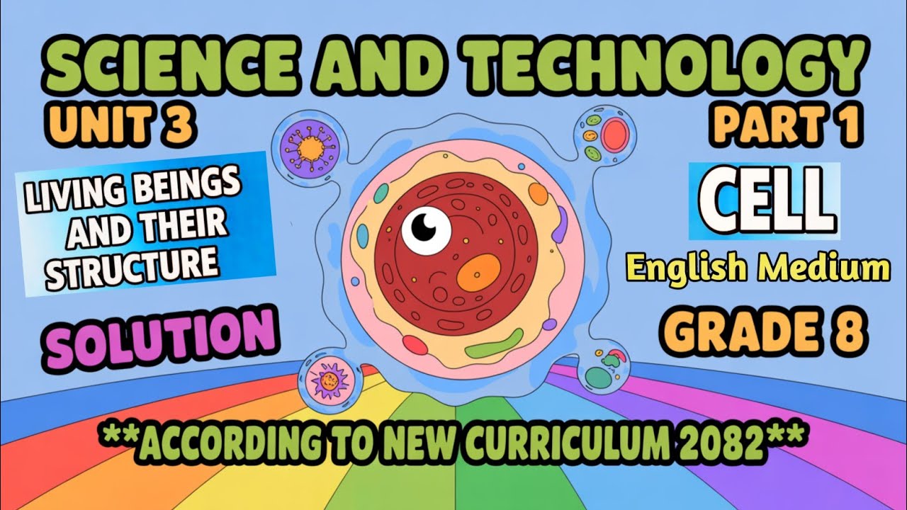 Class 8 Science Unit 3 Living Beings and Their Structure | Cell ...