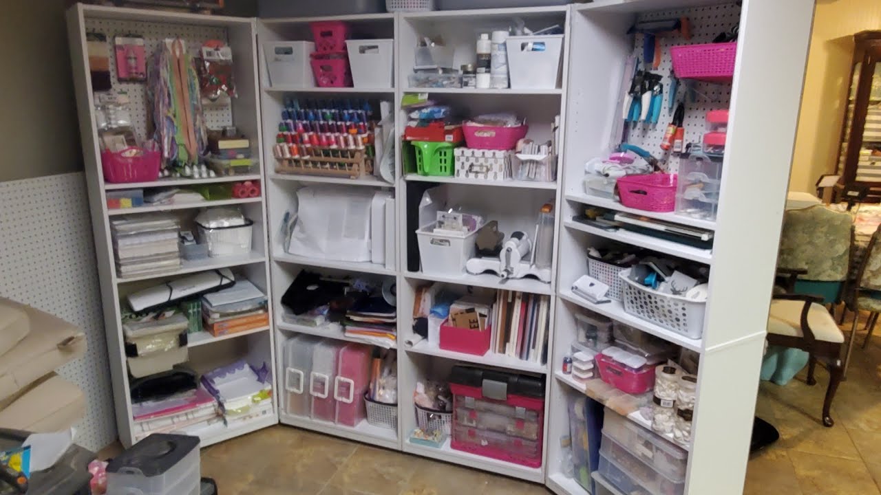 My Sister and I made a DIY Craft Cabinet 💗 - YouTube