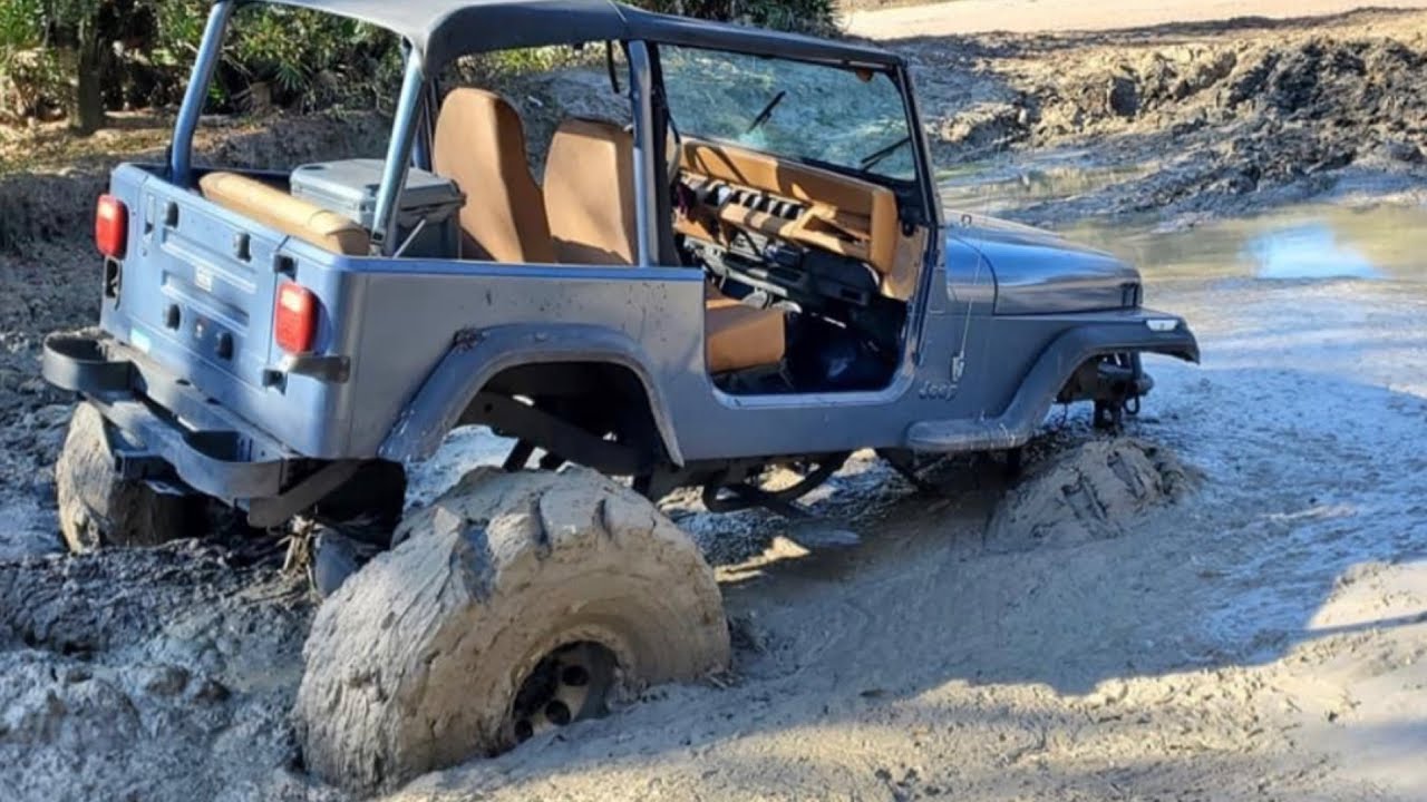 Stuck Mega Jeep - YouTube