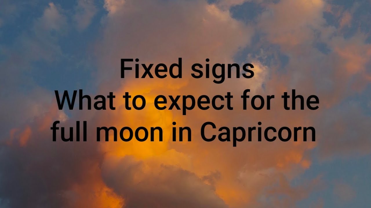 Fixed signs ️ Taurus, Leo, Scorpio and Aquarius - YouTube