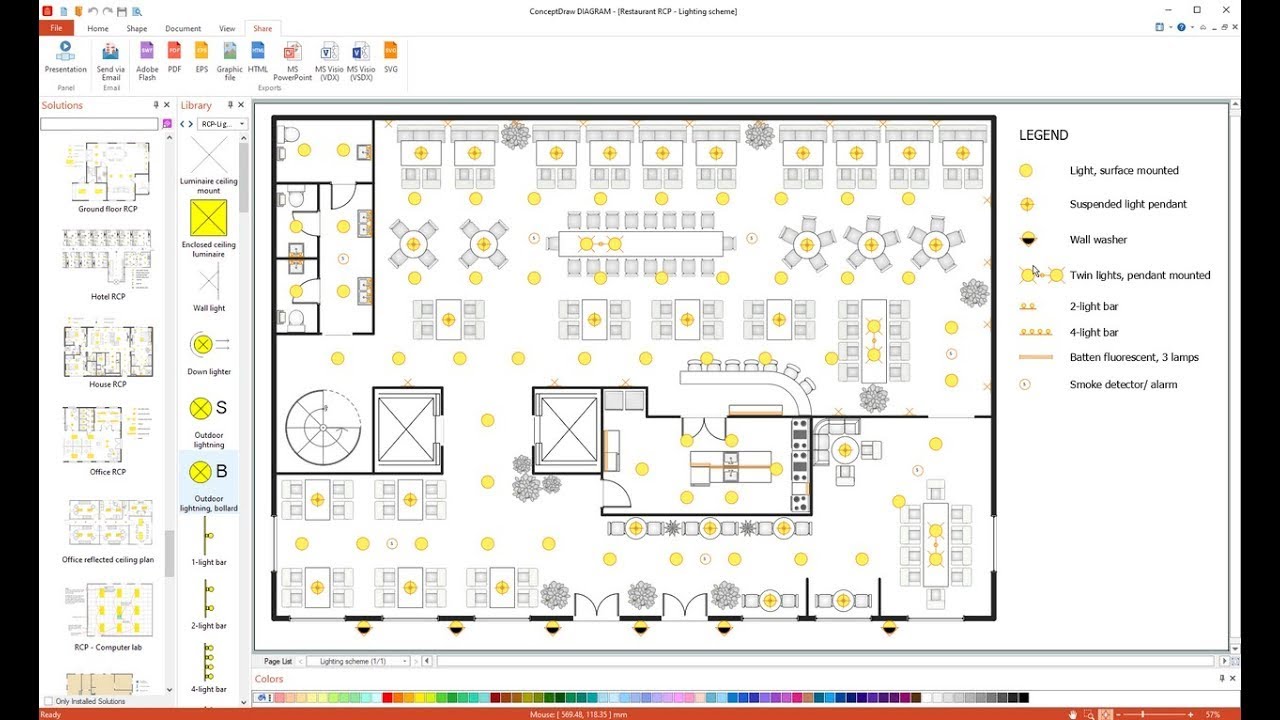 Reflected Ceiling Plan Examples | Shelly Lighting