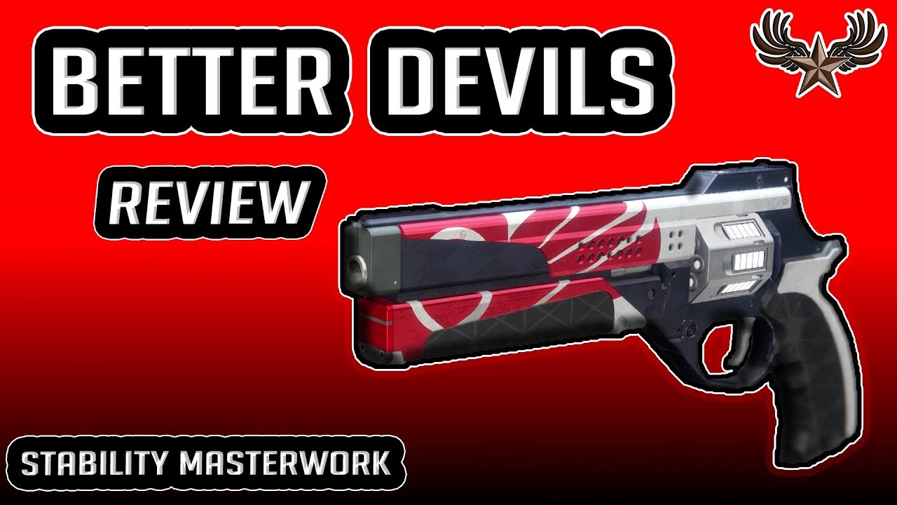 The Better Devils Handcannon Review ( Stability Masterwork Edition) - YouTube