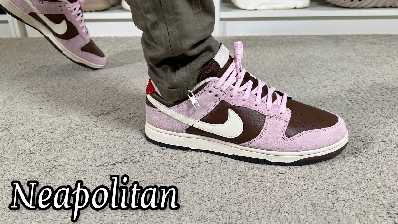 Nike Dunk Low Neapolitan Review& On foot - YouTube