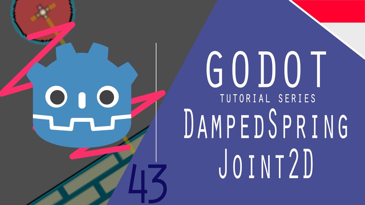 Godot 3.x- 43 : Joint2D (1) | DampedSpringJoint2D | Pegas di 2D - YouTube
