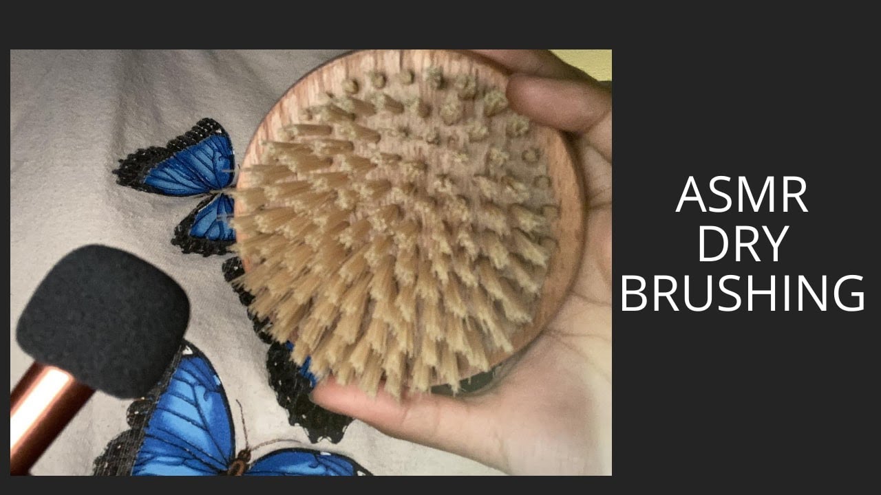 ASMR Dry Brushing. Fast and Aggressive Dry Skin Brushing sounds (No ...