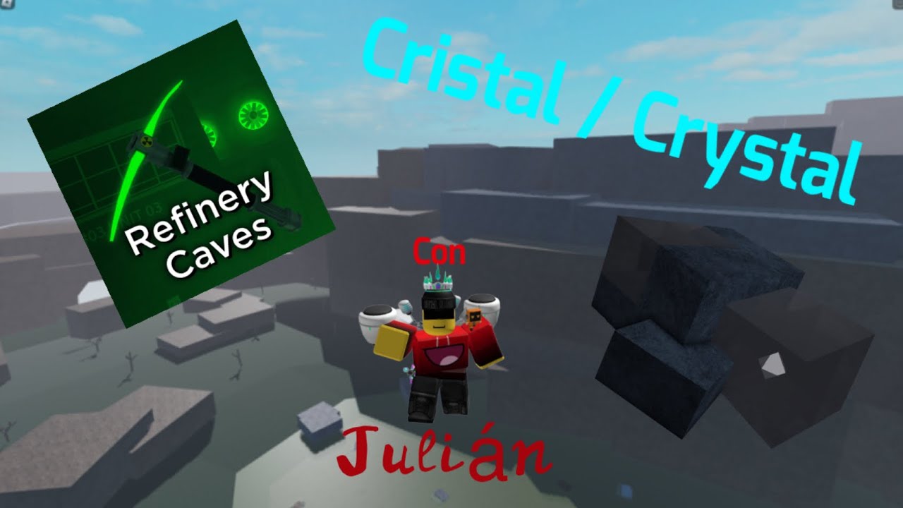 Como conseguir el mineral Crystal en Refinery Caves | Roblox -Mimi Pro ...