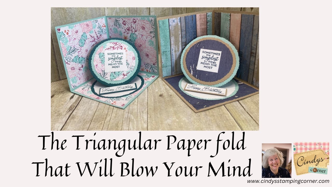 The Secret Magic of Triangle Pop-Up Cards - YouTube