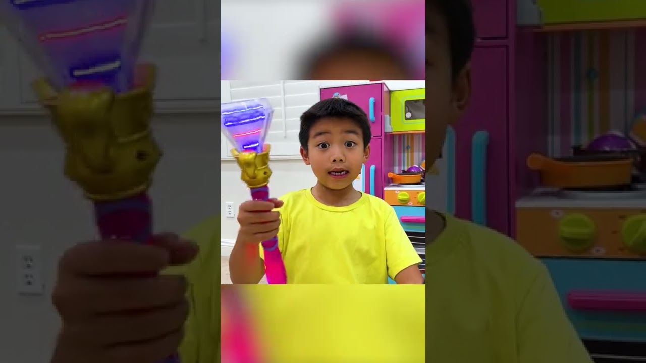 Wendy and Eric Plays with Magic Wand | Part 2 - YouTube