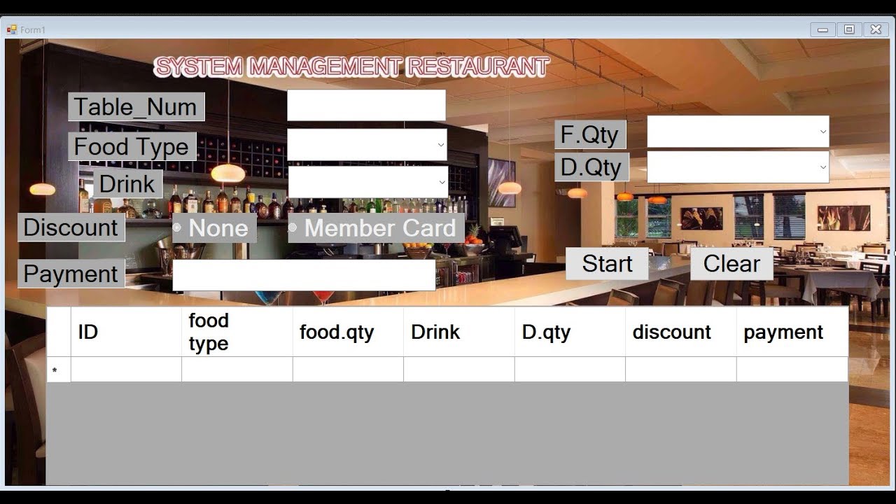 Create a restaurant calculate program using c# - YouTube