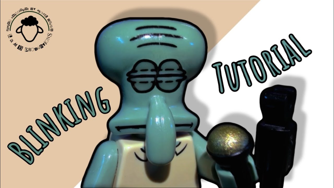 How To Animate Lego Mini-Figure Blinks (Squidward) | A Beginners Guide ...