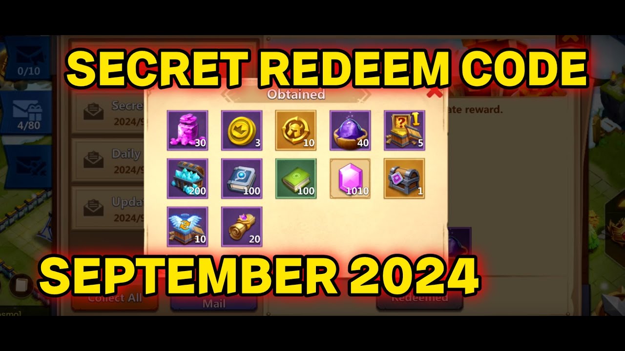 Secret Redeem Code for FREE REWARDS in Castle Clash | SEPTEMBER 2024 ...