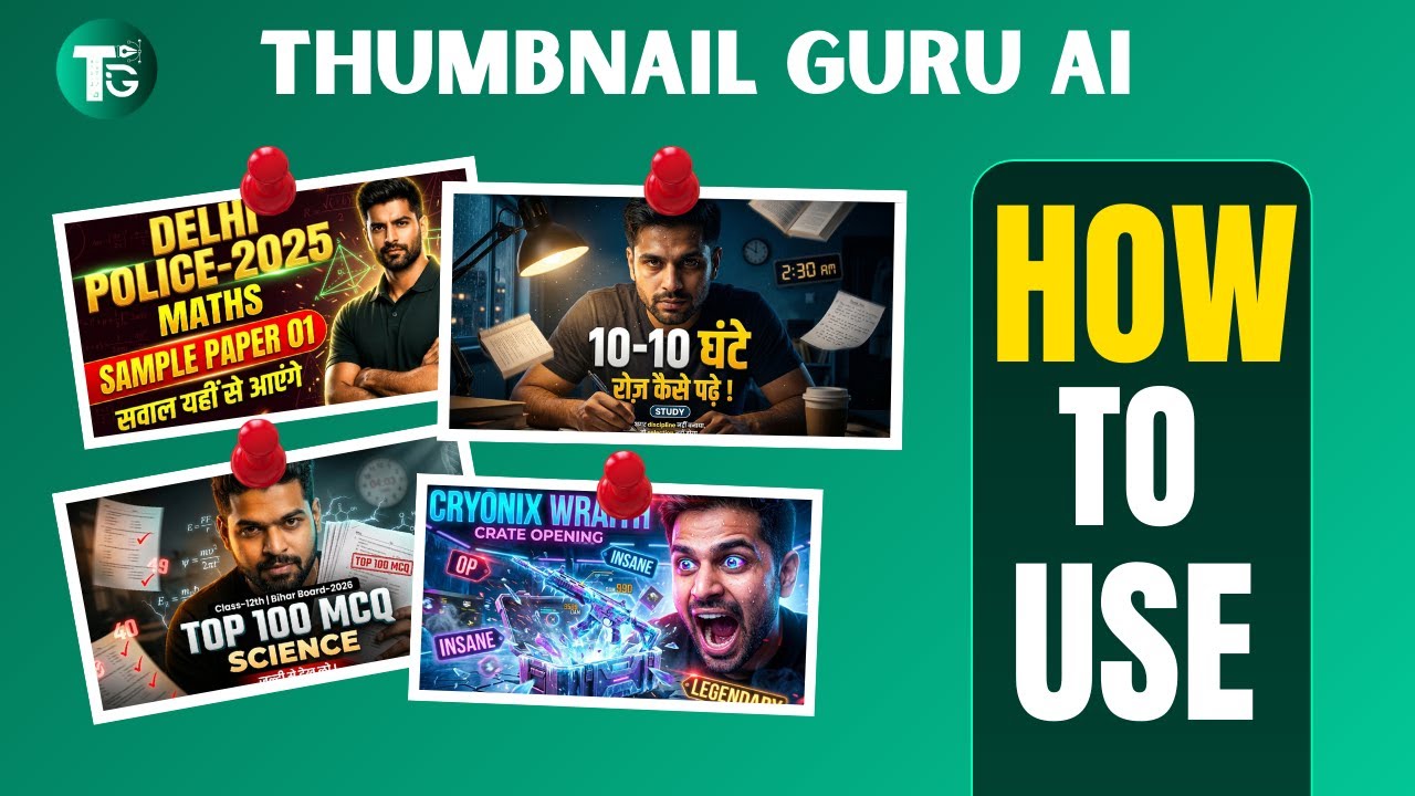 How to use Thumbnail Guru AI #thumbnailguru #aithumbnail - YouTube