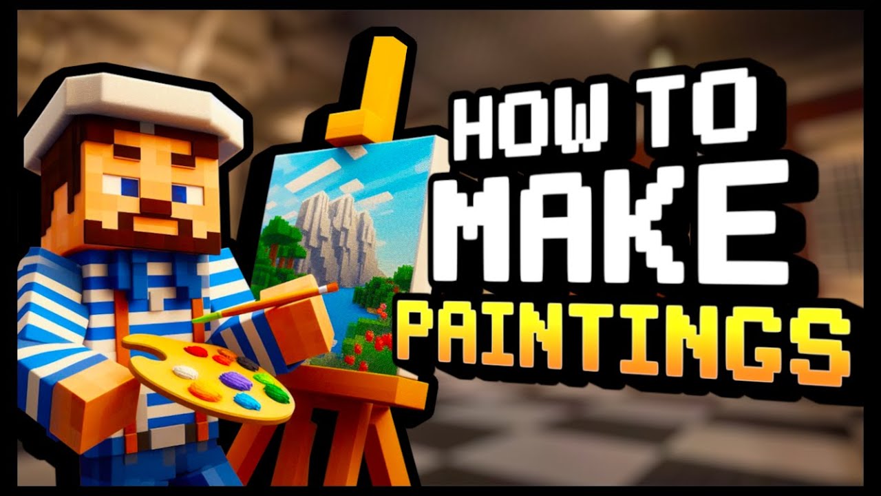 How to Make a Painting in Minecraft | Minecraft Server Hosting - YouTube