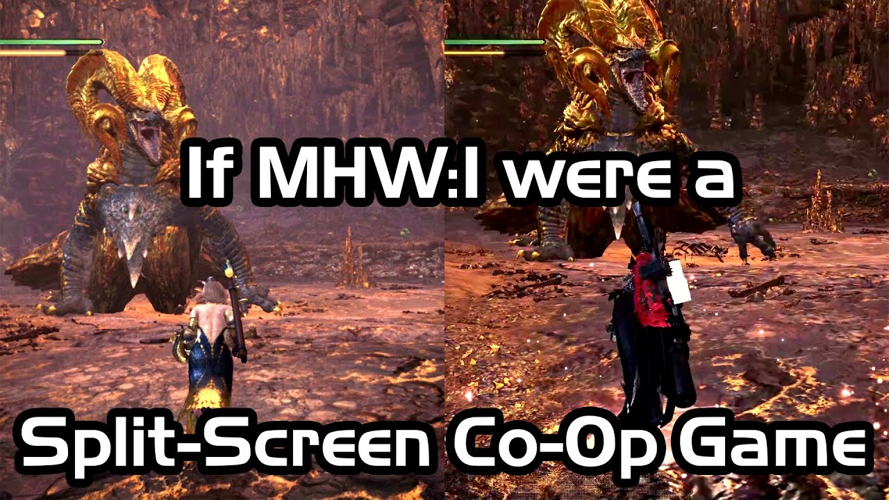 [MHW: Iceborne] If Monster Hunter World were a Split-screen Couch Co-Op ...