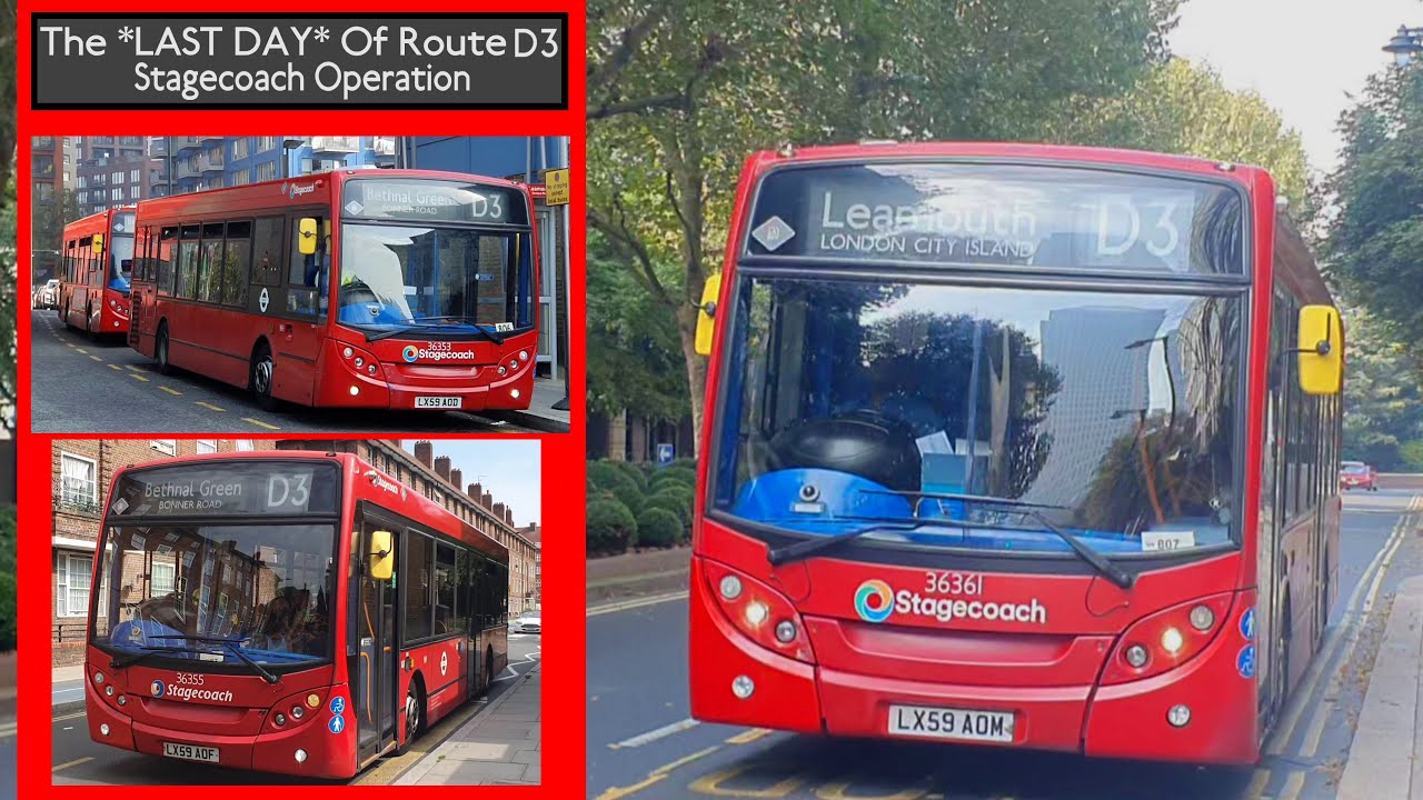 *THE LAST DAY* Of Route D3 Stagecoach Operation (GOING TO GOAHEAD ...