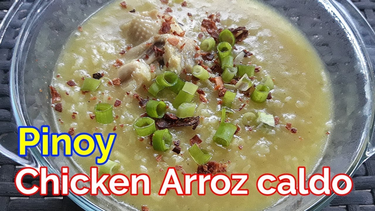 Pinoy Chicken Arrozcaldo - YouTube