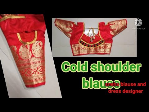 #Cold shoulder design // #easy way cold shoulder sleeves cutting and ...