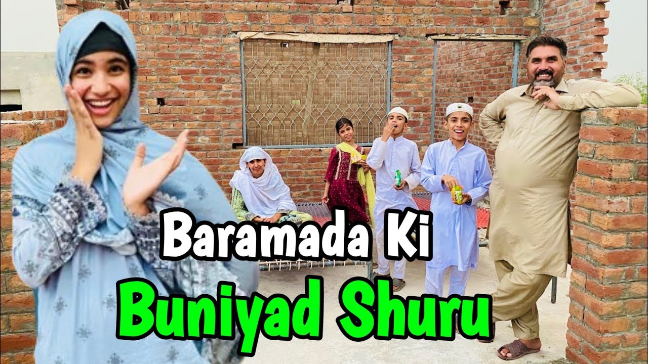 Baramada Ki Buniyad Shuru 🥰 || Happy Punjabi Family - YouTube