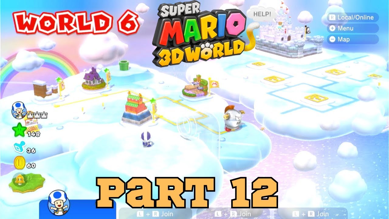 The Start of World 6 (Super Mario 3D World Part 12) - YouTube