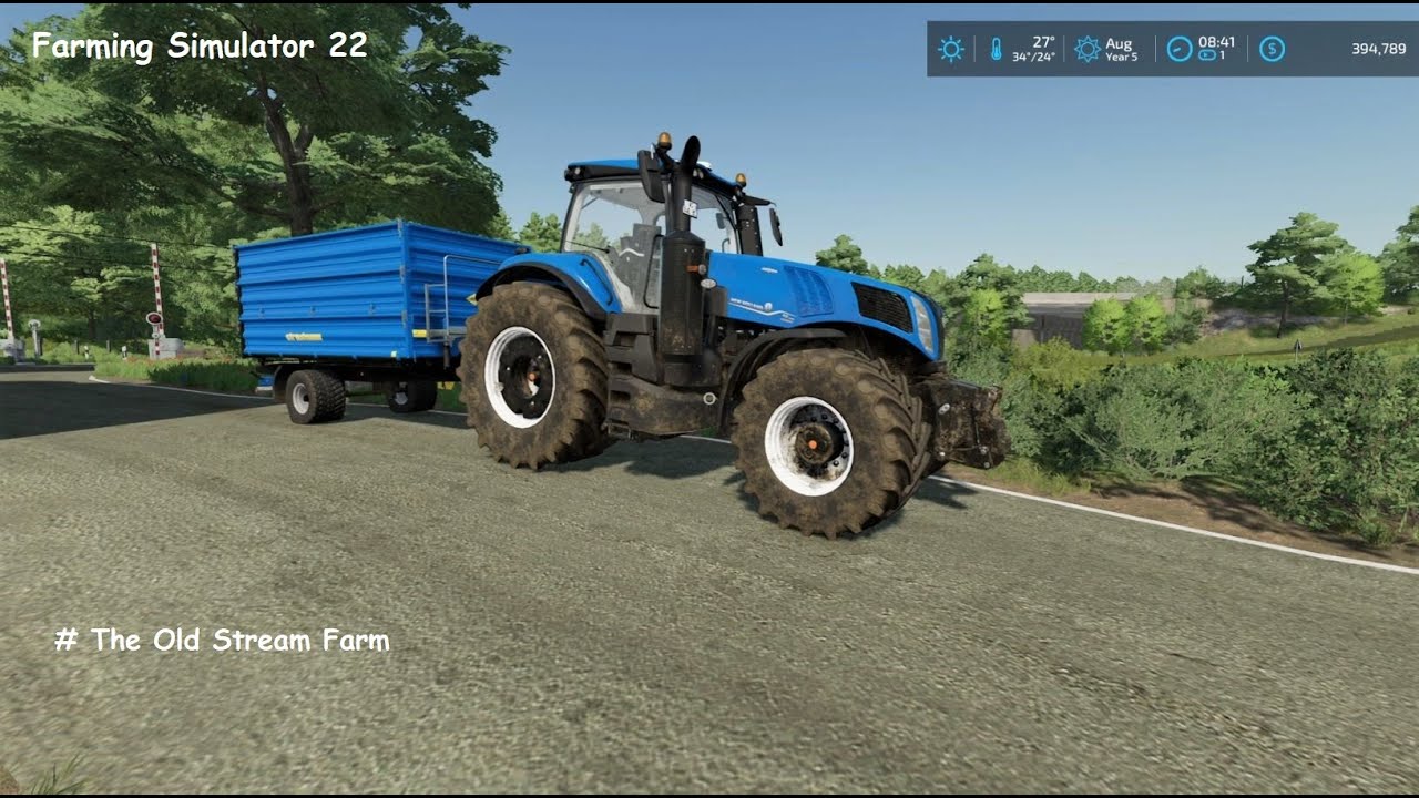 Completing Daily farm Tasks at My Old Stream Farm || FS 22 || - YouTube