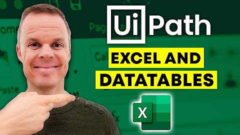 UiPath - Work with Excel and DataTables - Tutorials - YouTube