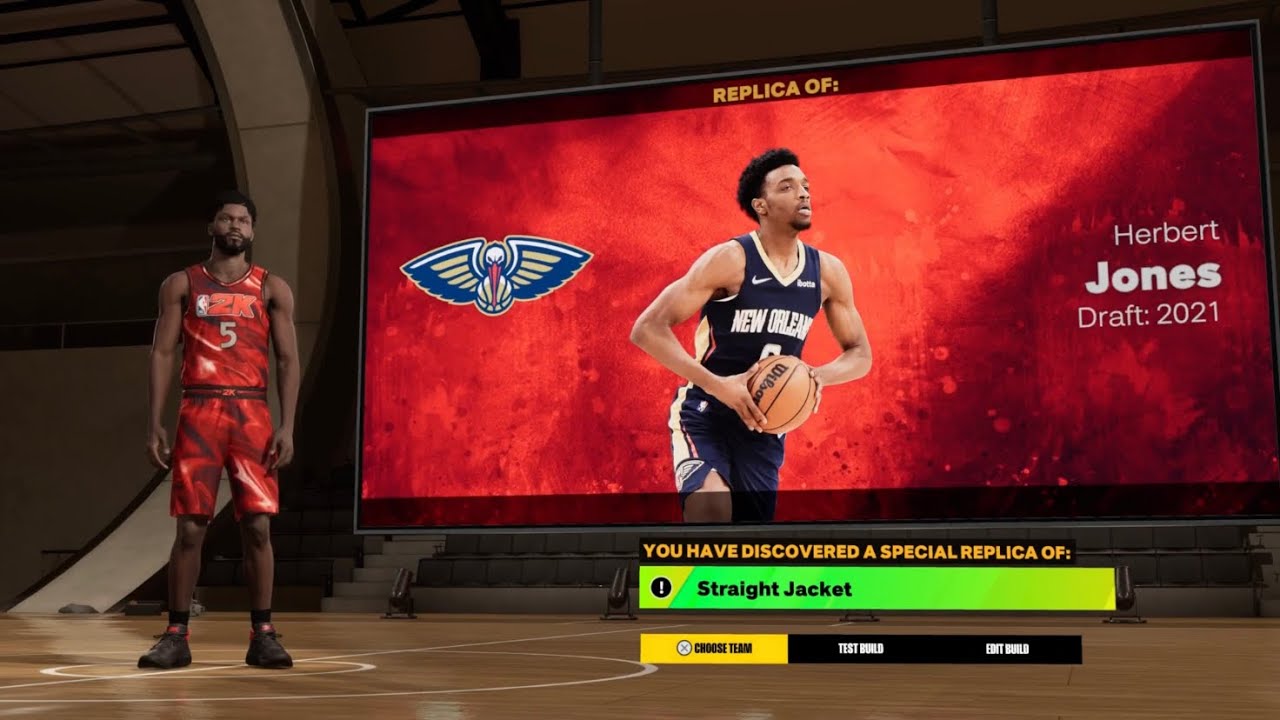 NEW "STRAIGHT JACKET" Replica Build in NBA 2k23 - YouTube