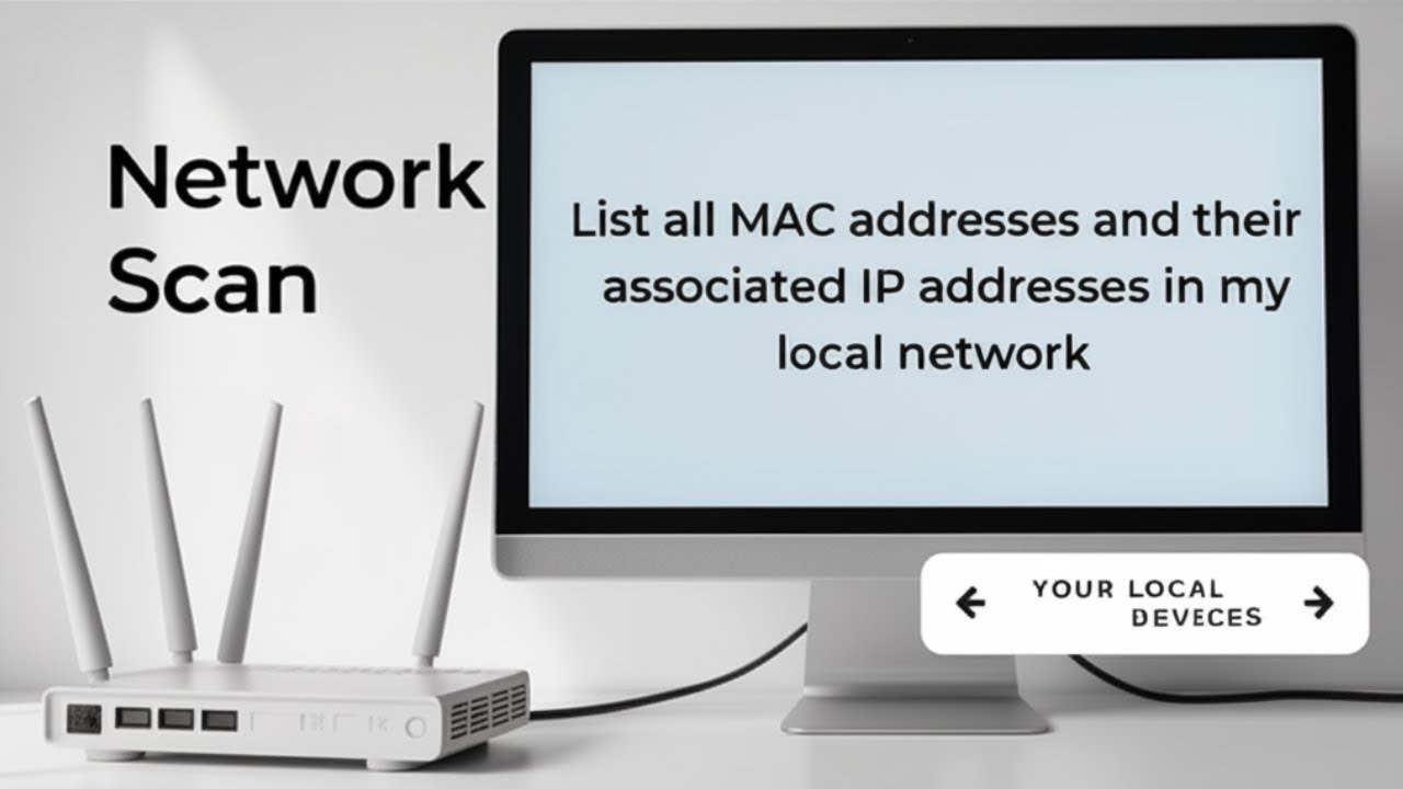 List All Mac Addresses and Their Associated IP Addresses in My Local ...