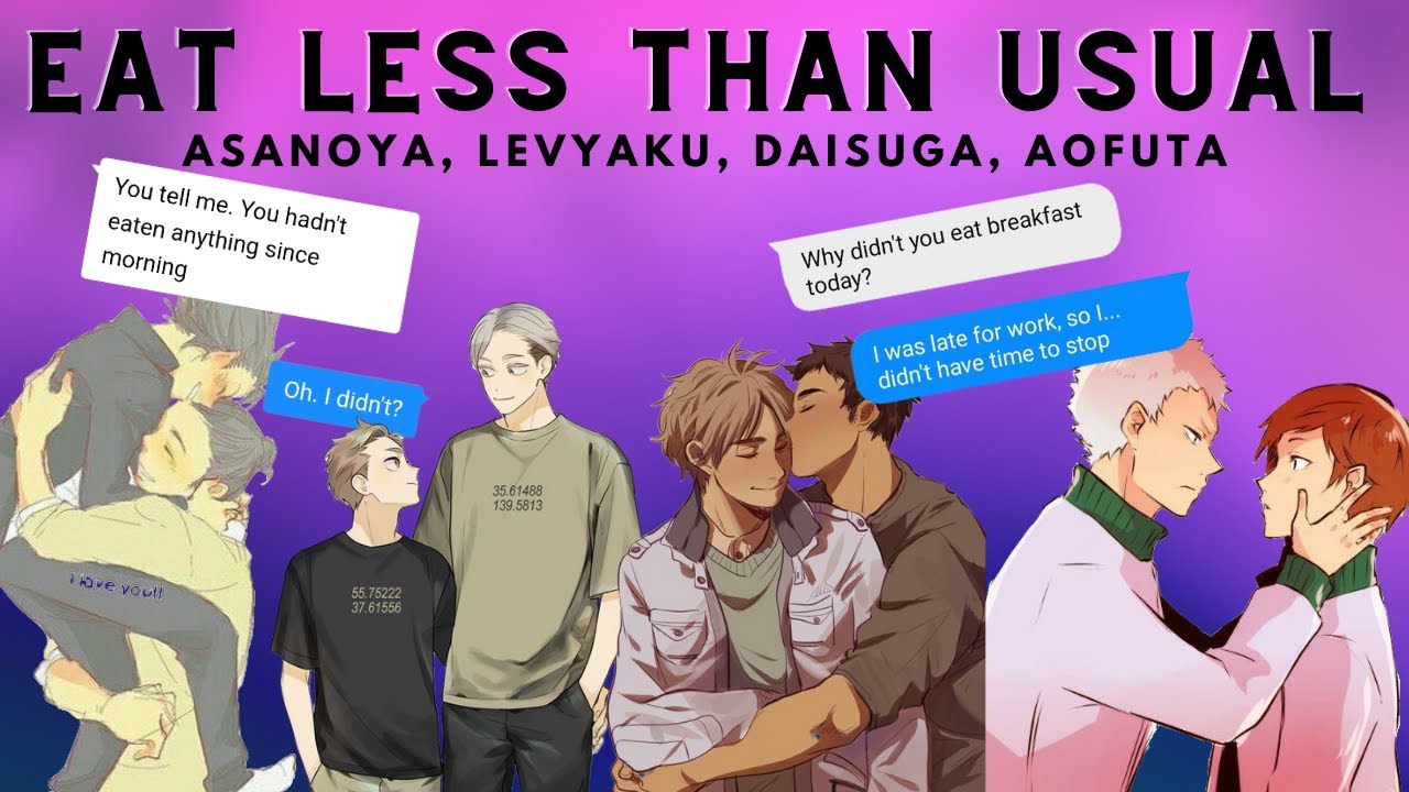 Eat Less Than Usual | Challenge (part 2/2) | Haikyuu Texts [Revoiced] ⚠ ...