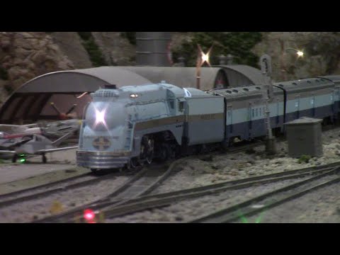 ATSF Blue Goose 3460, Santa Fe Passenger Train - YouTube