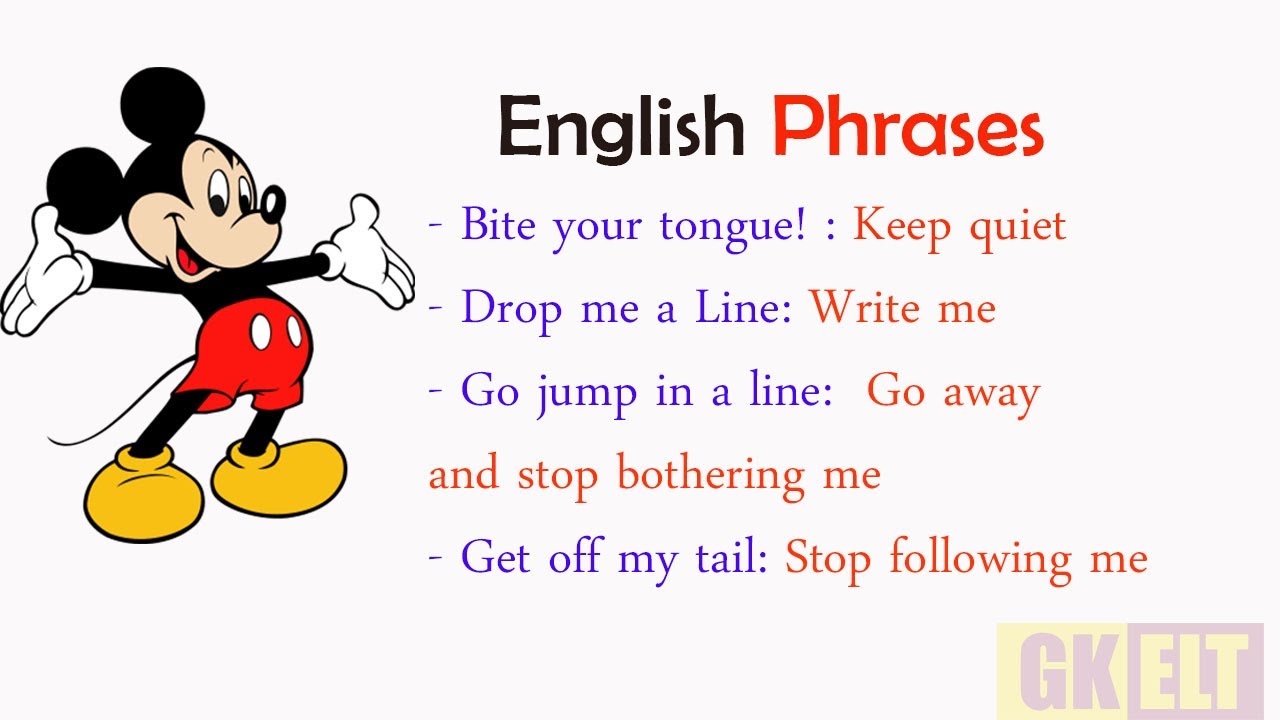English Phrases|| English Expressions for daily uses|| English Idioms ...