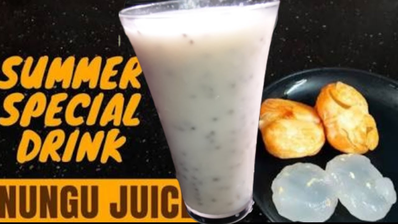 How to make nungu milkshake || Nungu juice ||Ammapattinam CC - YouTube