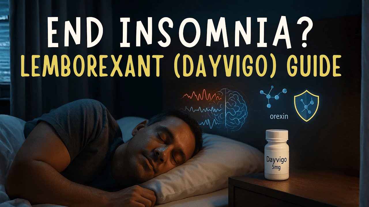 The end of insomnia? Everything about lemborexant (Dayvigo) - YouTube