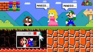 Mario Gets Help from Windows 10 to Beat Extreme CAMO PRANK in Mario Hide and Seek!