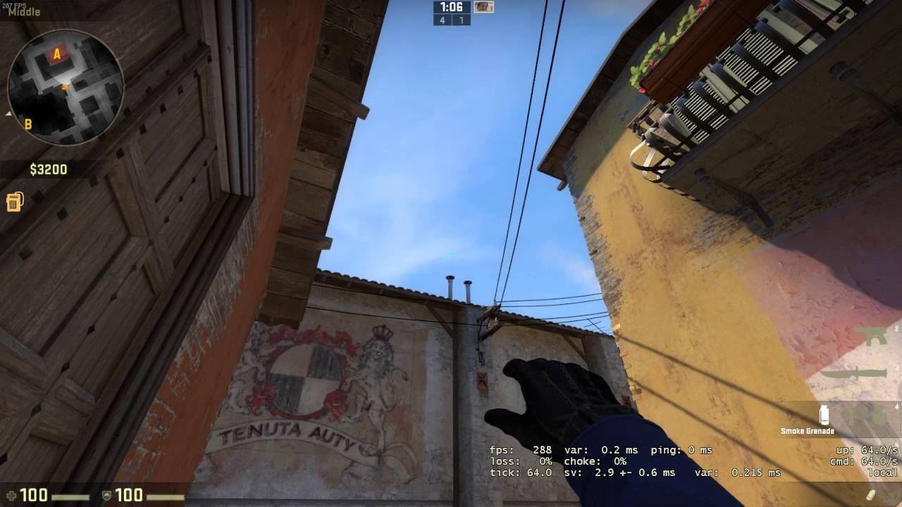 How to smoke pit on new inferno CS:GO (Not perfect) - YouTube