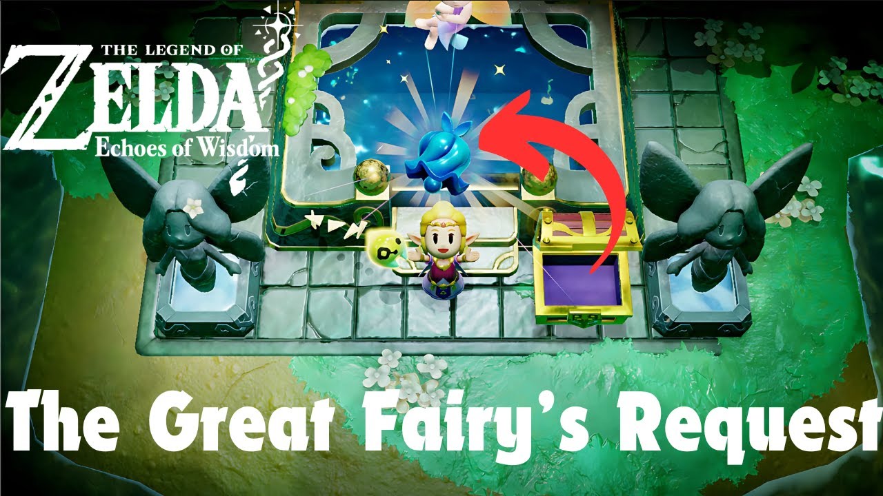 HOW TO GET THE MIGHT BELL Echoes of Wisdom // The Great Fairy's Request ...