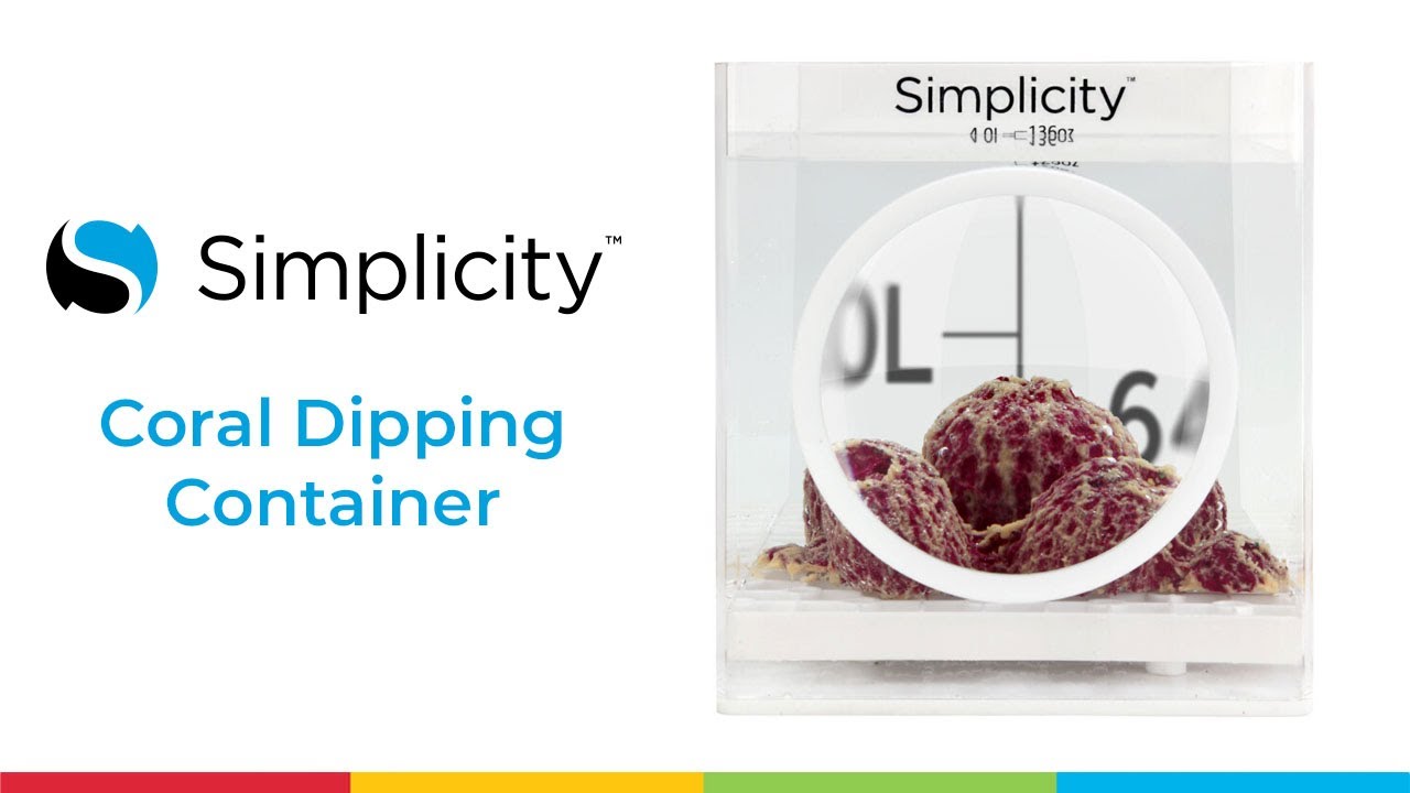 Simplicity Coral Dipping Container - Change The Way You Dip - YouTube