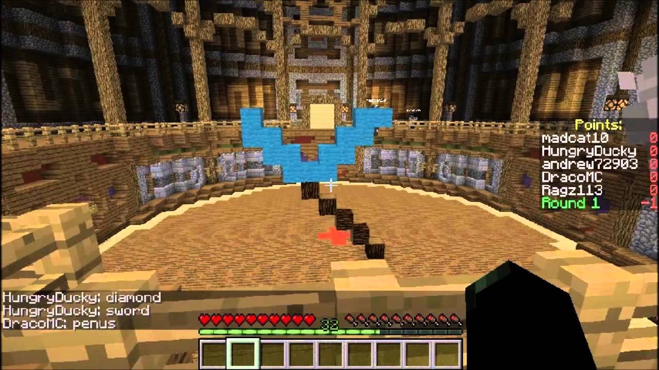 Minecraft Build It and Hunger Games!!!! w/Zed - YouTube