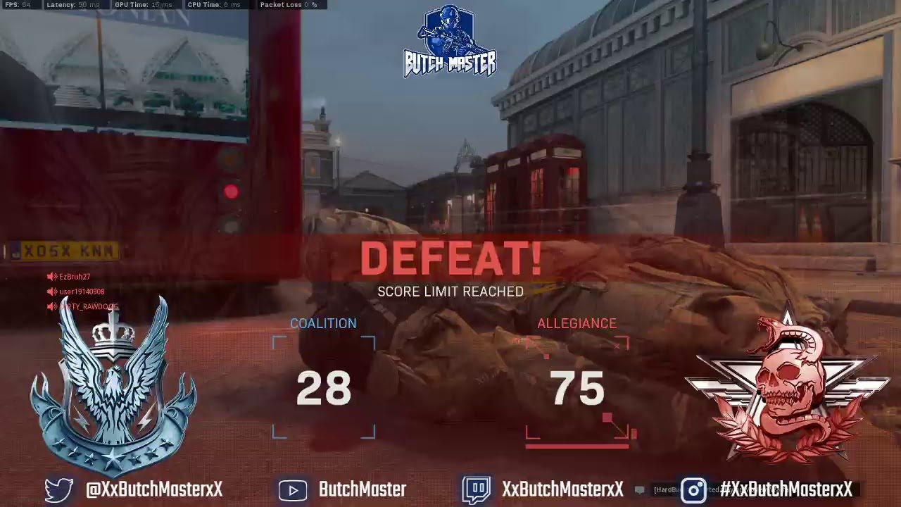 Sunday Fun Day Butch Master Live Stream COD Mutliplayer Hardcore - YouTube