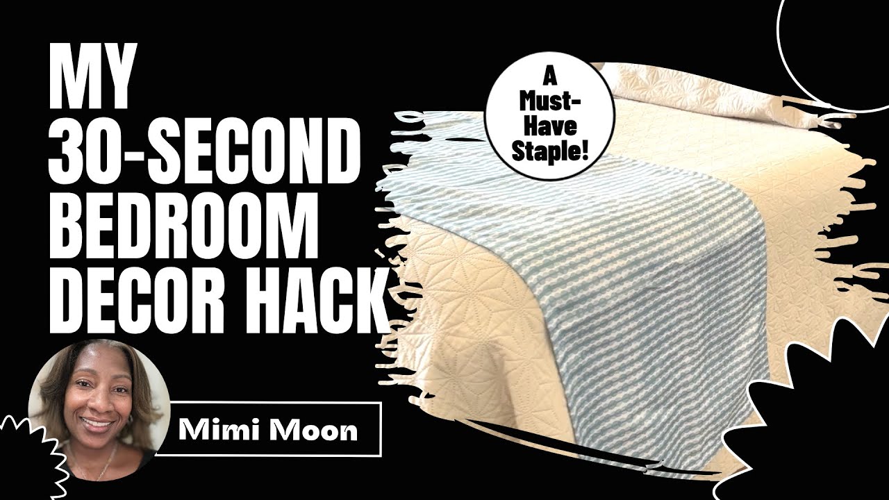 The Secret to Revamping Your Bedroom in 30 Seconds! - YouTube