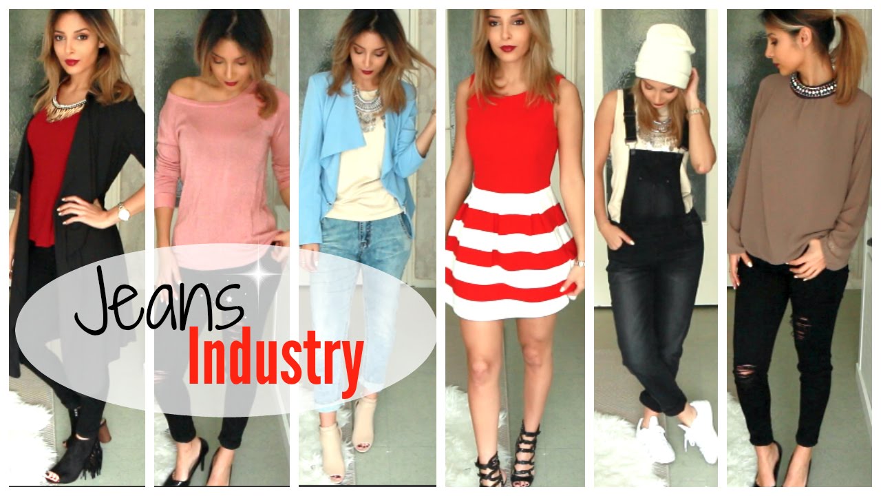 Revue / Lookbook /Haul ♡ Jeans Industry - YouTube