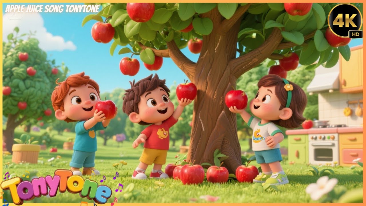 🍎New Apple Juice Song 🥤 | Fun Kids Song & Nursery Rhyme 🎶 - YouTube