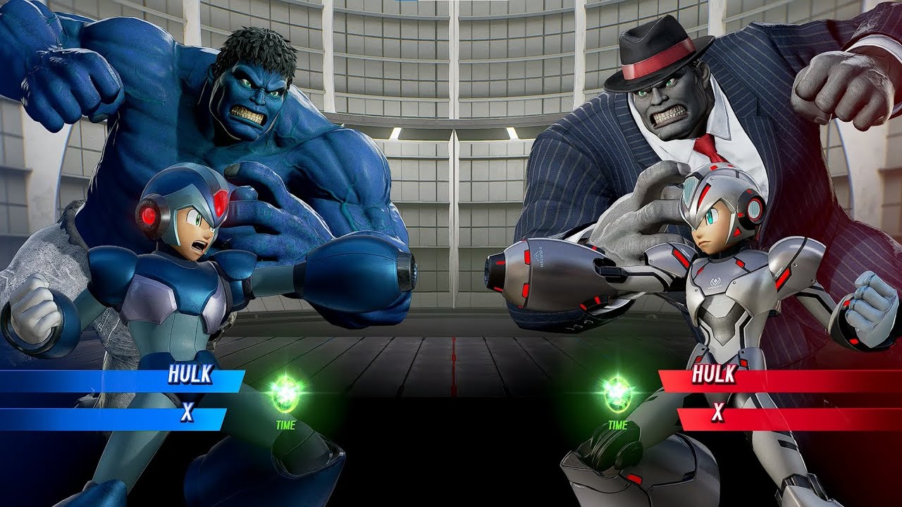 BLUE HULK & X VS MAFIA HULK & X | Marvel Vs. Capcom Infinite - (VERY ...