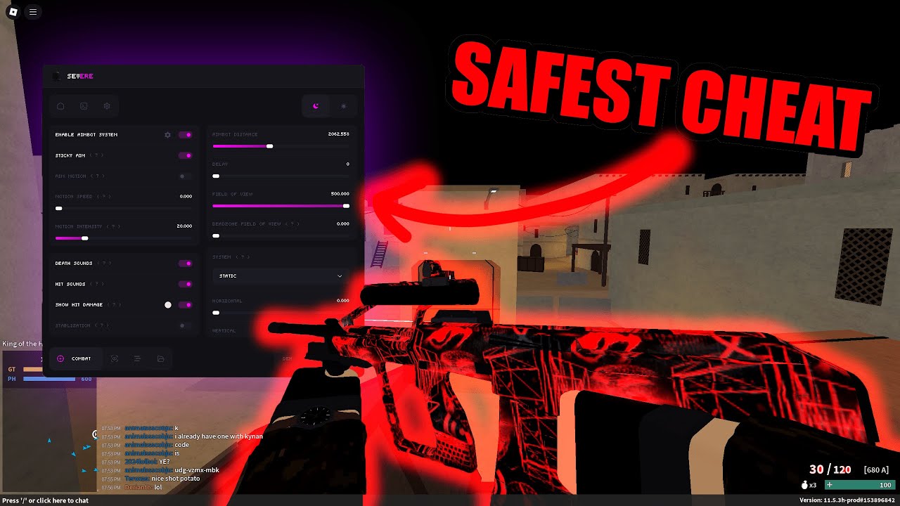 *OP* Using the Safest Cheat in Phantom Forces (SEVERE) (FREE CONFIG ...