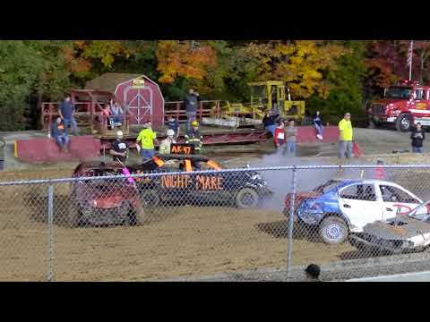 NIGHTMARE IS BACK - Listie Grove PA Demolition Derby 4 Cylinder Heat 2 ...