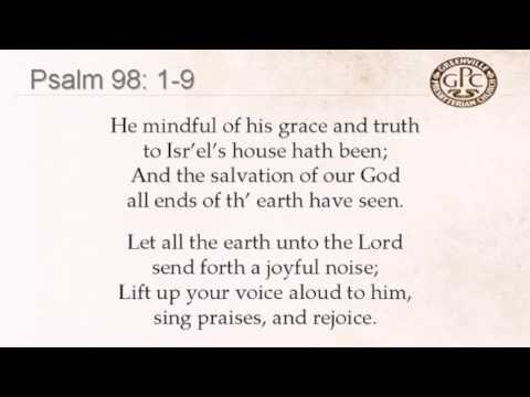 Psalm 98:1-9 Greenville Presbyterian Church 1650 Scottish Psalter ...