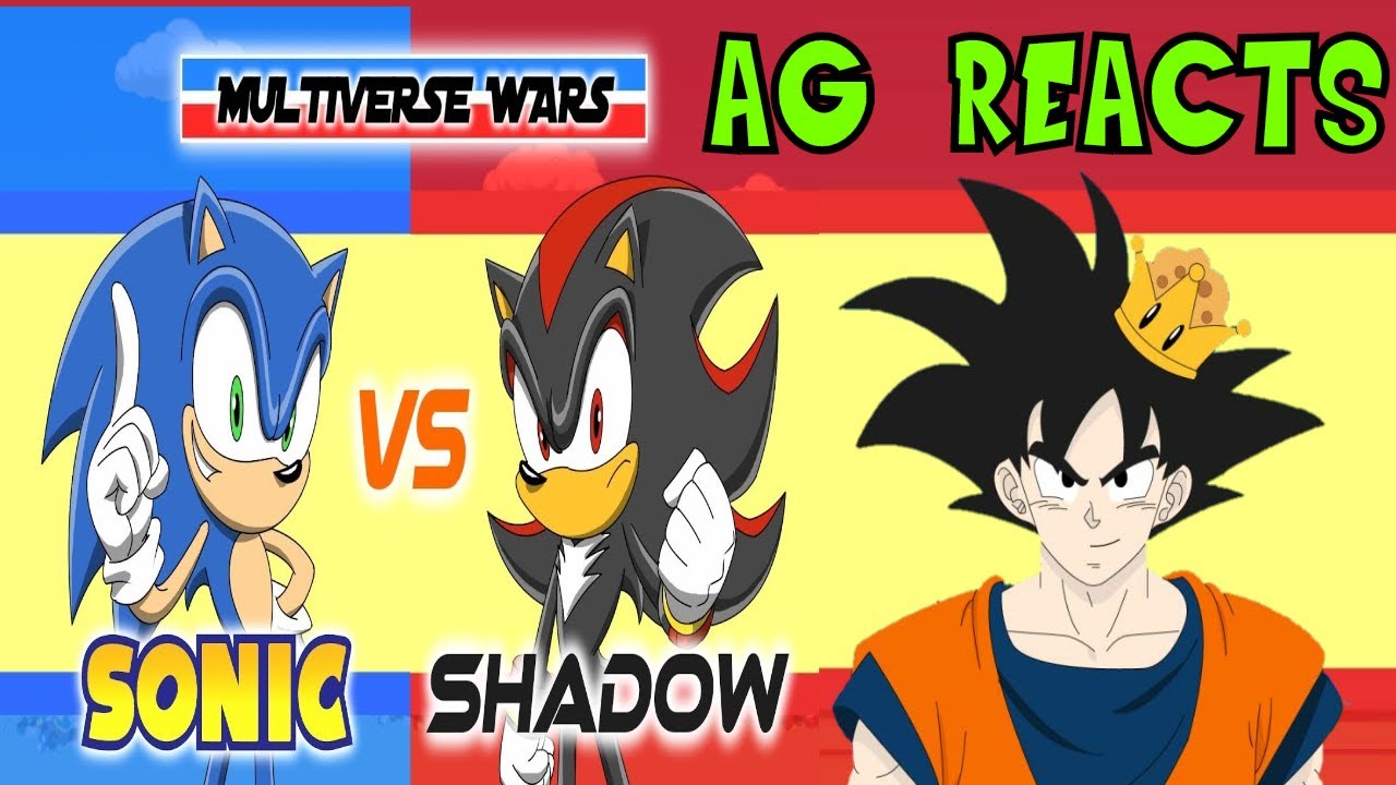 Sonic the Hedgehog vs Shadow the Hedgehog - MULTIVERSE WARS Reaction ...